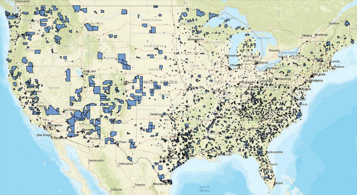 Map of Opportunity Zones - PARK VIEW OZ REIT